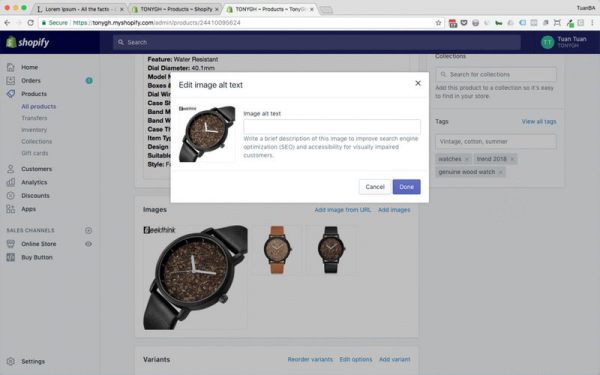 How To Easily Add Alt Tags To Shopify Product Images 2022 Increasily